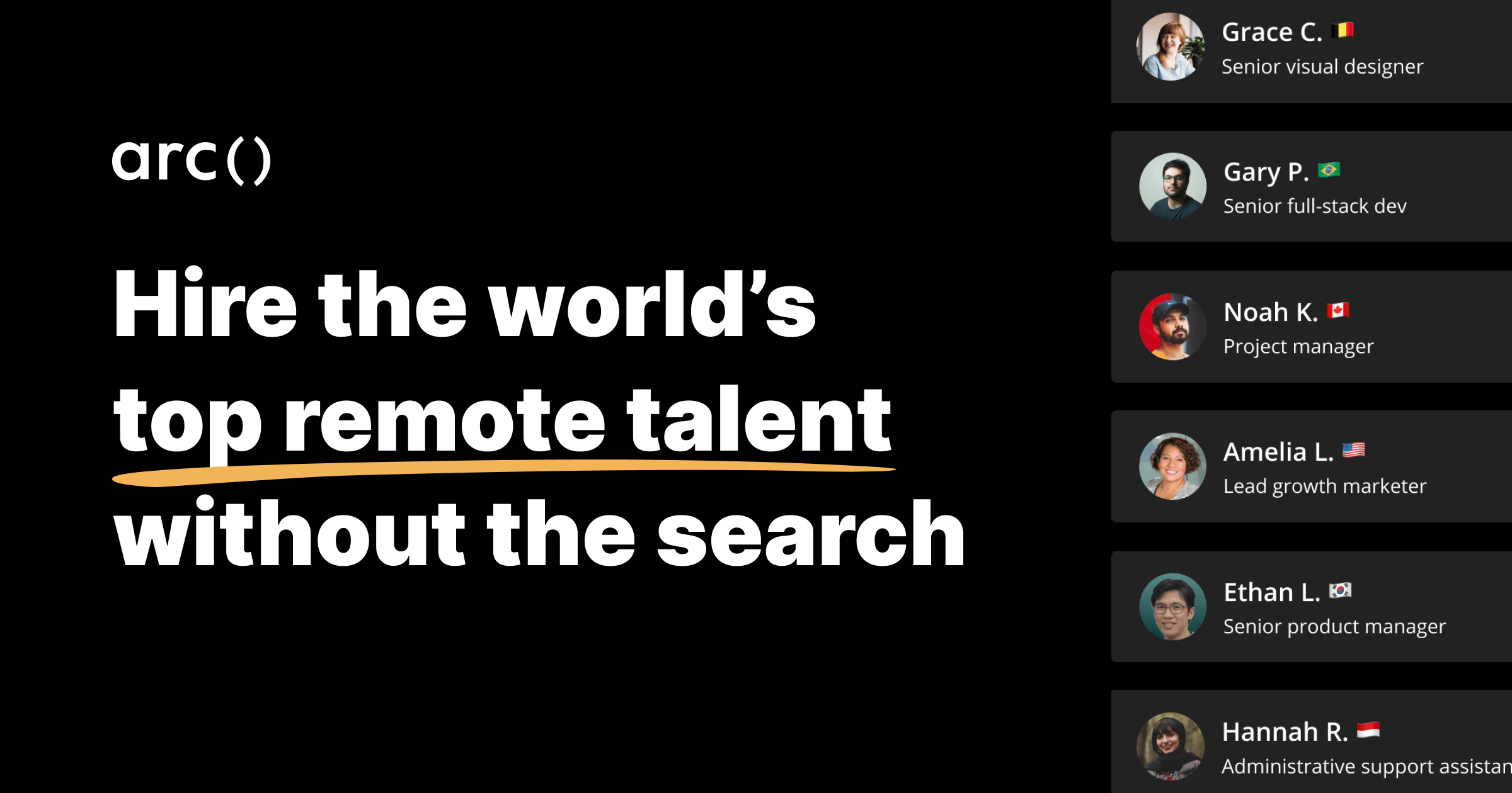 Hire the Top 2% of Talent | Arc